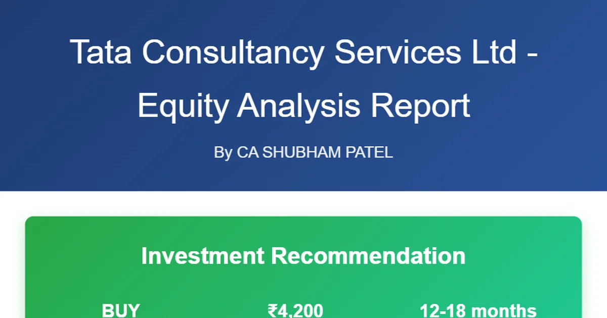 TCS Equity Analysis Report | Claude