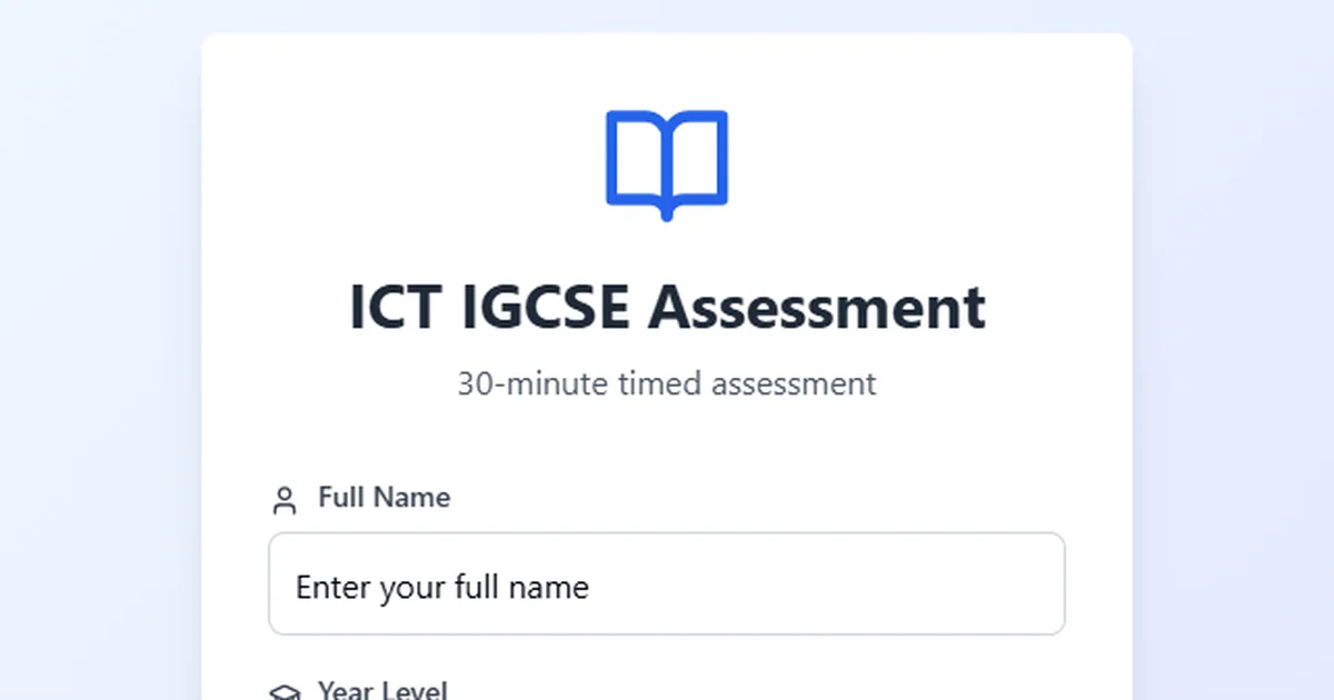 ICT IGCSE Revision Game | Claude