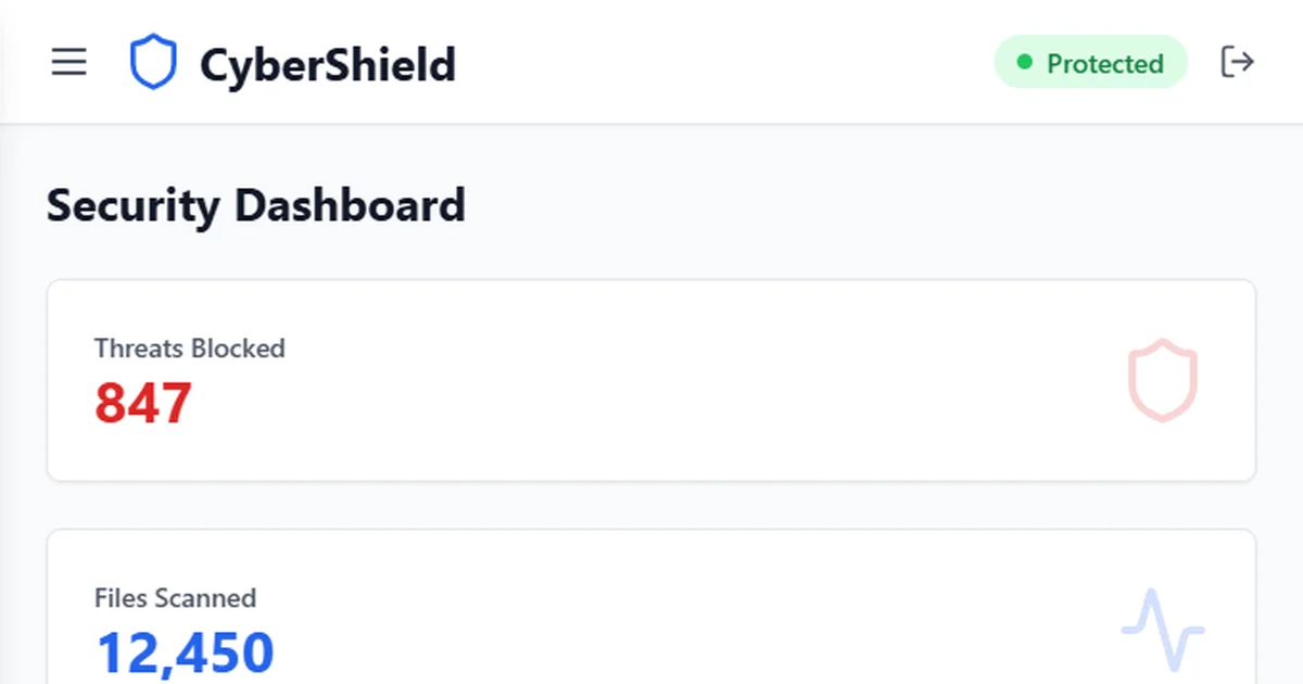 CyberShield - Cybersecurity App | Claude