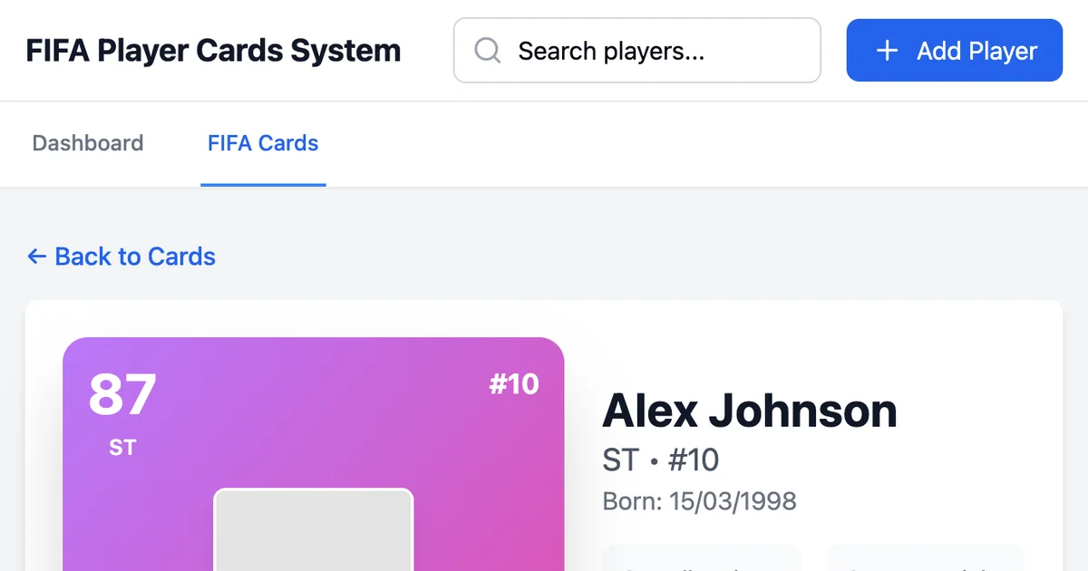 Player Cards Management System - Functional Prototype | Claude