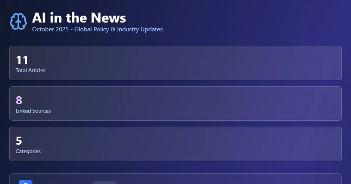 AI Governance & Industry Dashboard | Claude