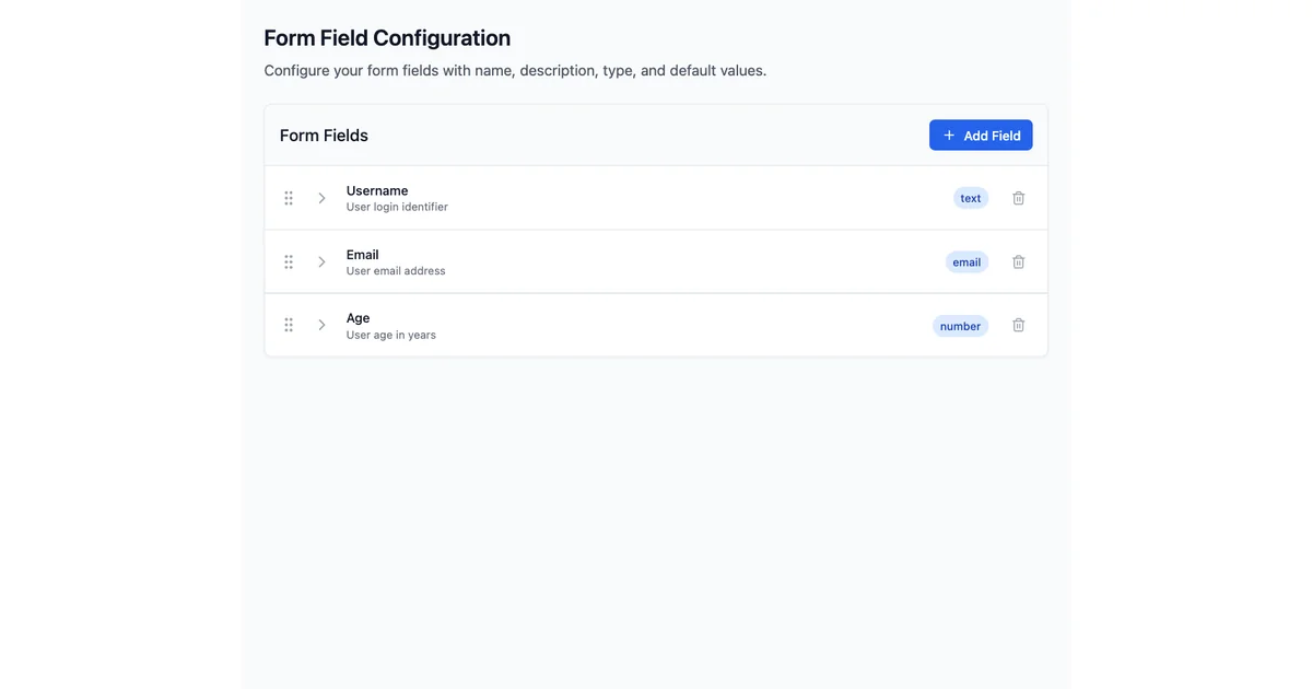 MUI Form List with Lucide Icons | Claude