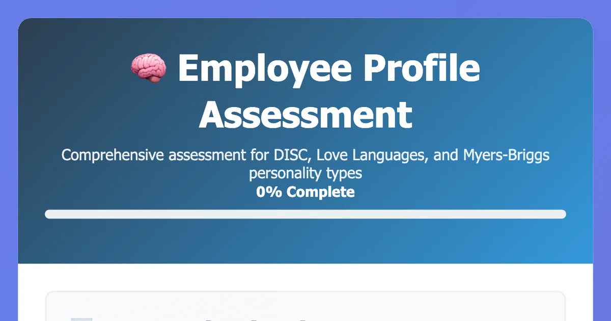 Interactive Employee Assessment Calculator | Claude