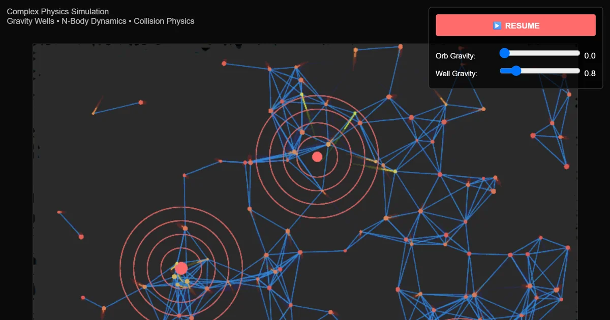 Complex Physics Simulation | Claude