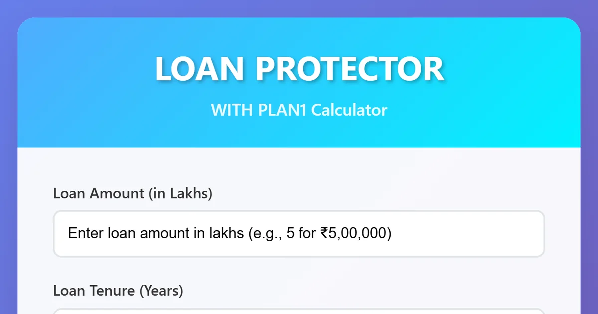 LOAN PROTECTOR WITH PLAN1 Calculator | Claude