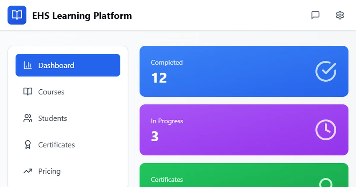 EHS E-Learning Platform - AI-Powered Safety Training System | Claude