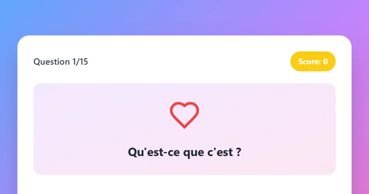 Interactive French Social Media Vocabulary Game - A2 Level | Claude